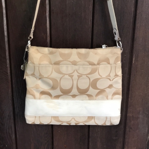 Coach | Bags | Coach Signature File Crossbody Bag | Poshmark